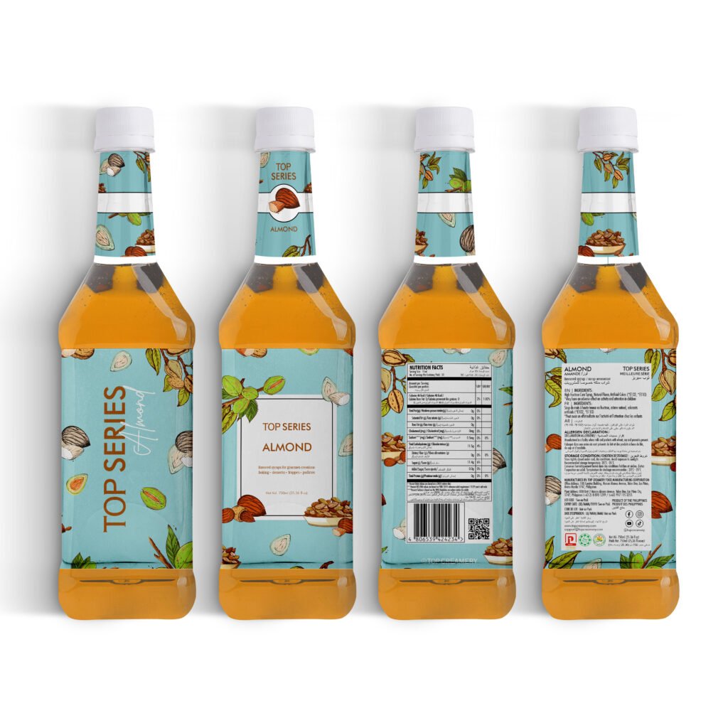 TOP Series Almond Syrup 750ml | TOP Creamery