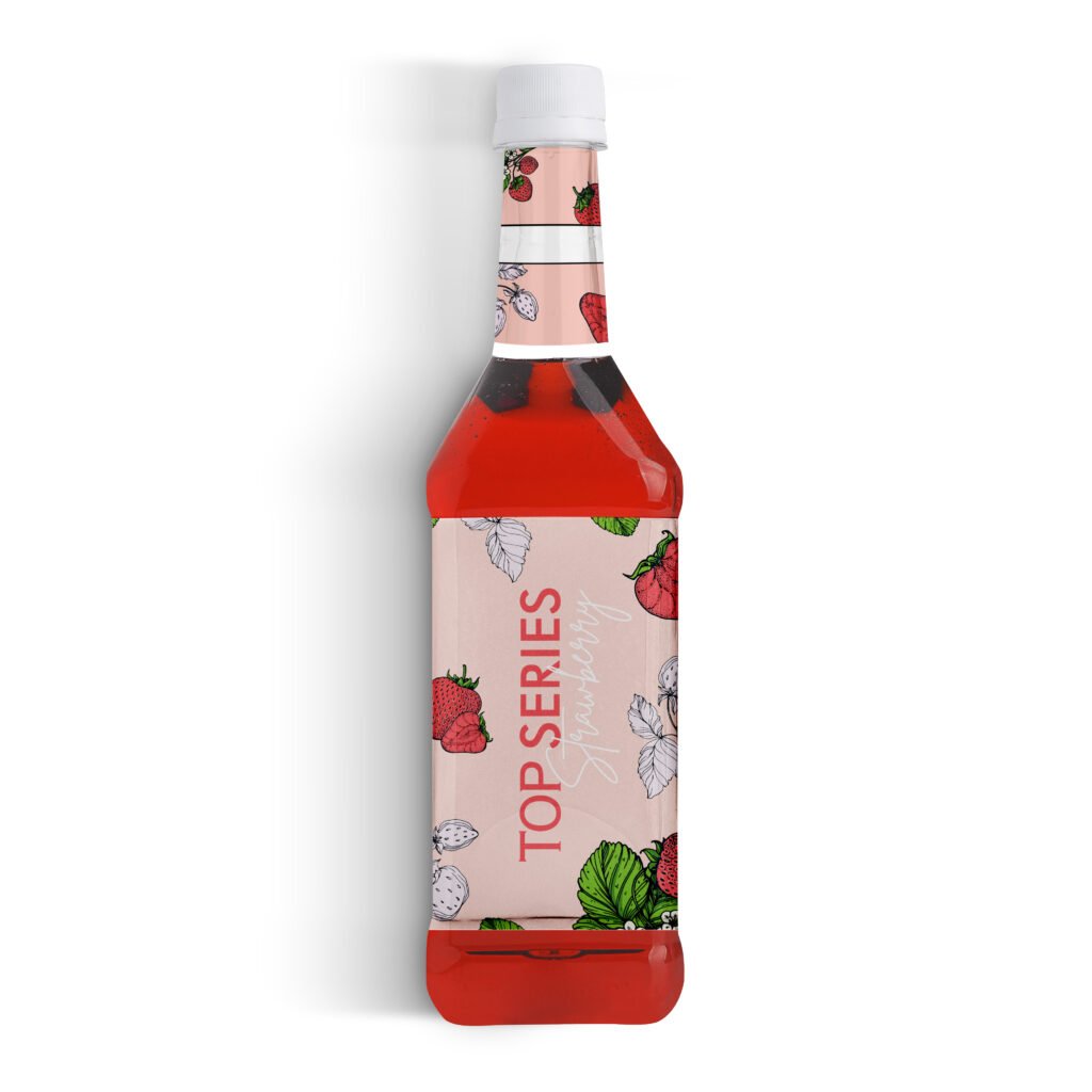 TOP Series Strawberry Syrup 750ml | TOP Creamery
