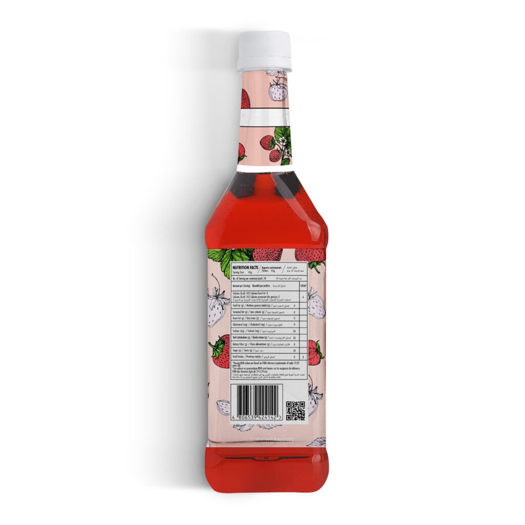 TOP Series Strawberry Syrup 750ml | TOP Creamery