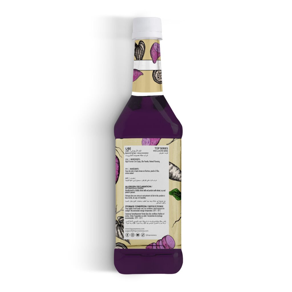 TOP Series Ube Syrup 750ml | TOP Creamery