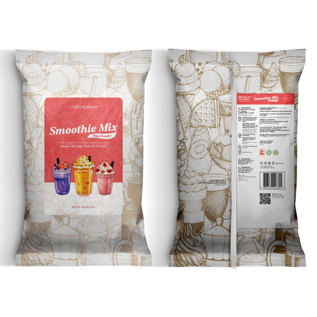 Smoothie Mix Base Powder 1kg | TOP Creamery