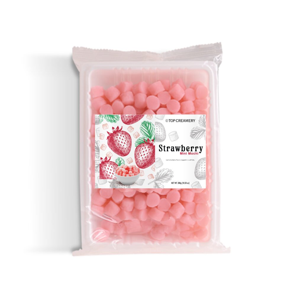 Strawberry Mini Mochi 300g | TOP Creamery