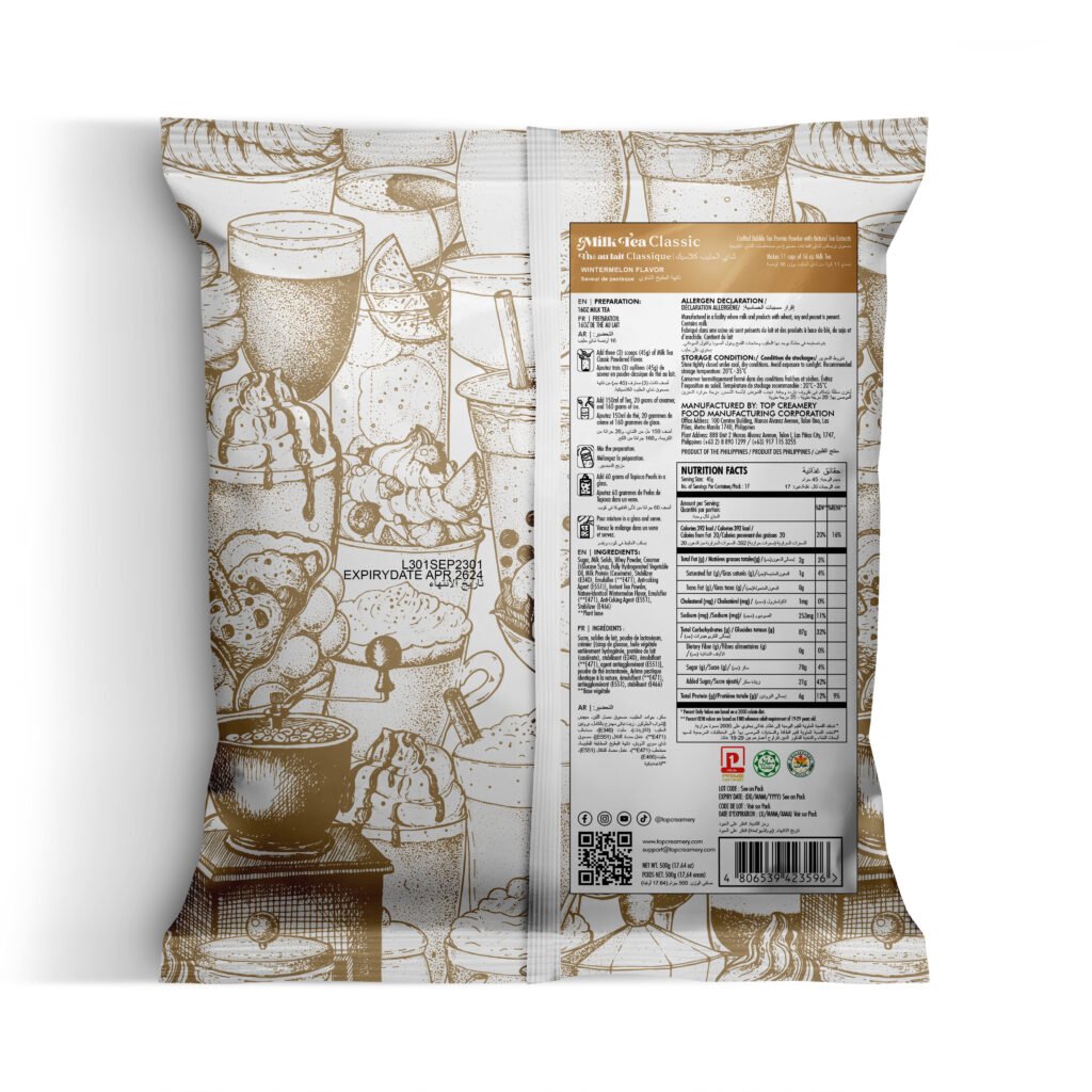 Milk Tea Series Wintermelon Powder 500g | TOP Creamery